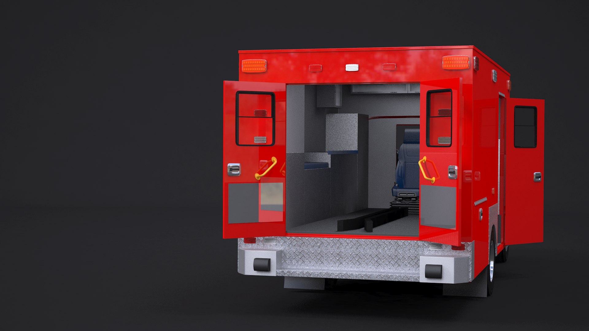 3D 2020 E-series Ems Ambulance Model - TurboSquid 1538400