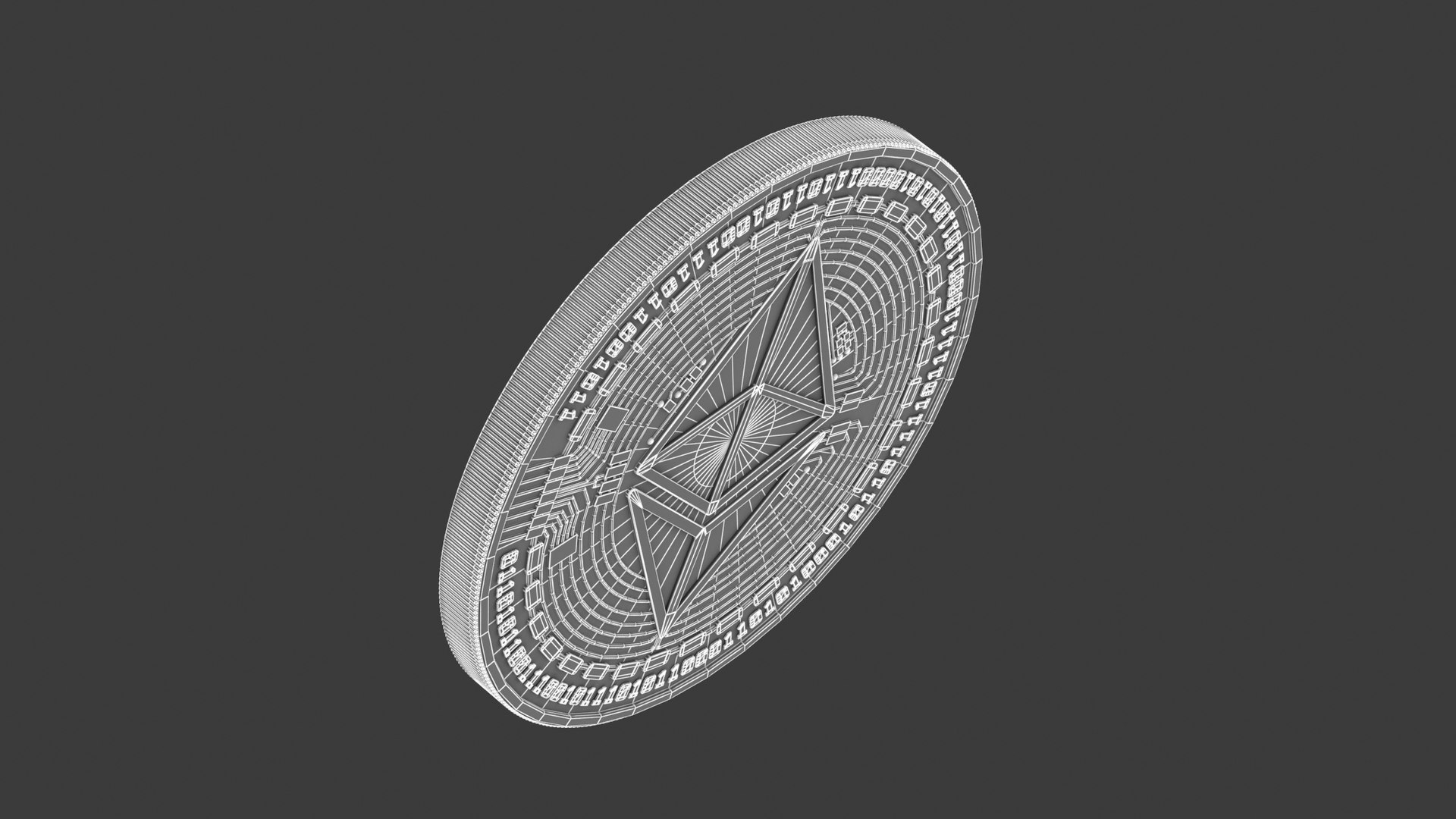 Ethereum Coin New 3D - TurboSquid 1746519