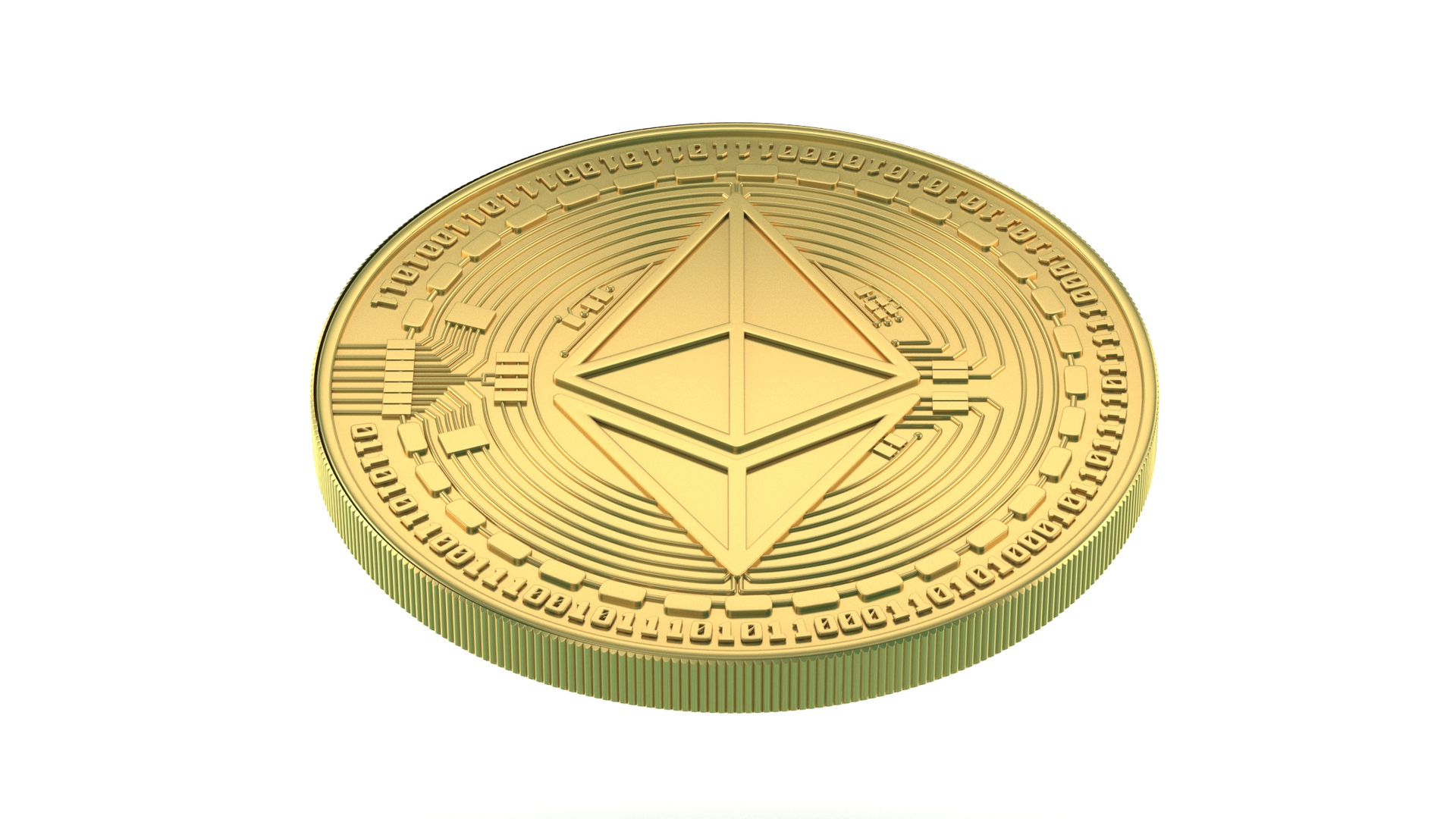 Ethereum Coin New 3D - TurboSquid 1746519