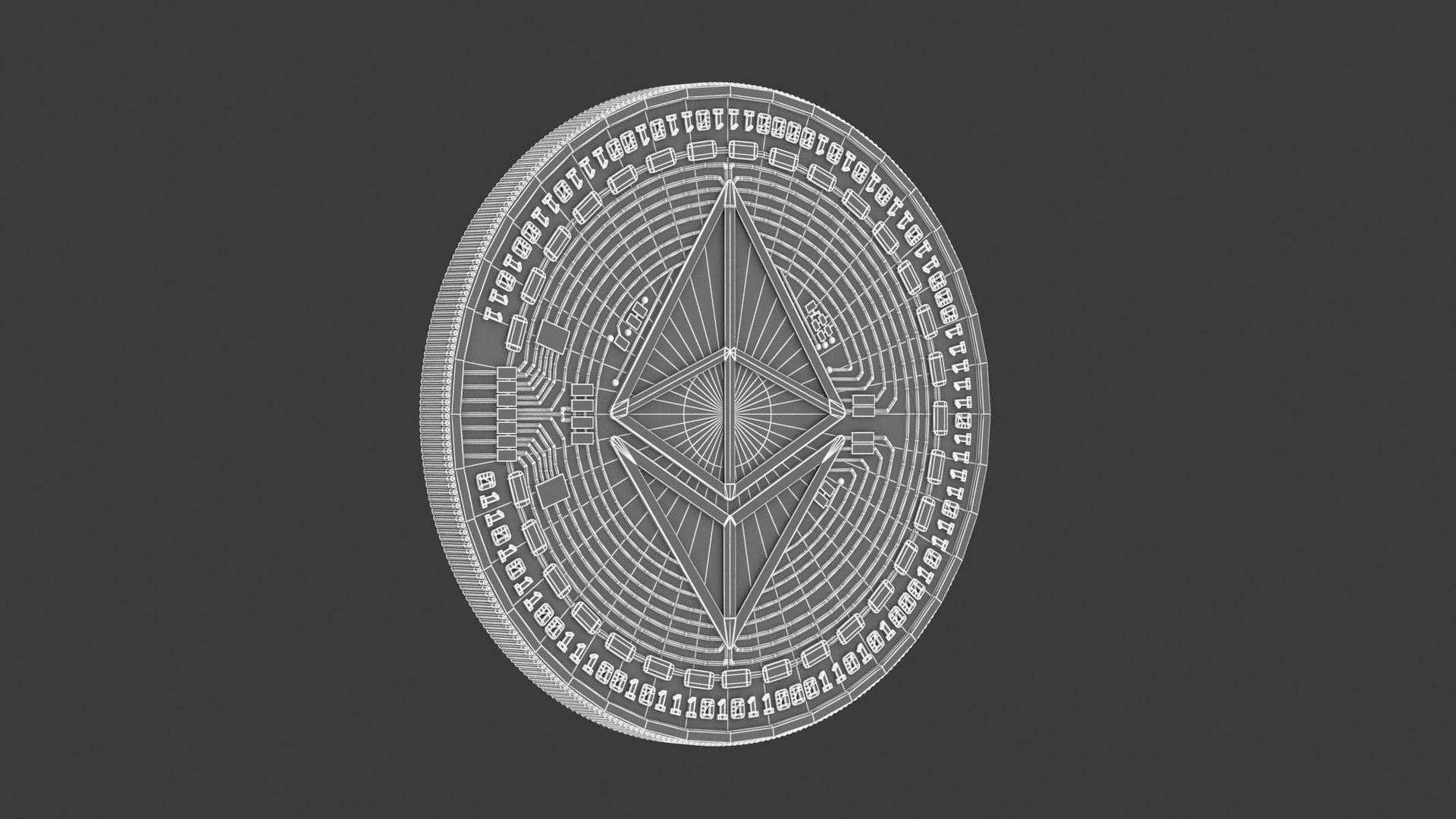 Ethereum Coin New 3D - TurboSquid 1746519