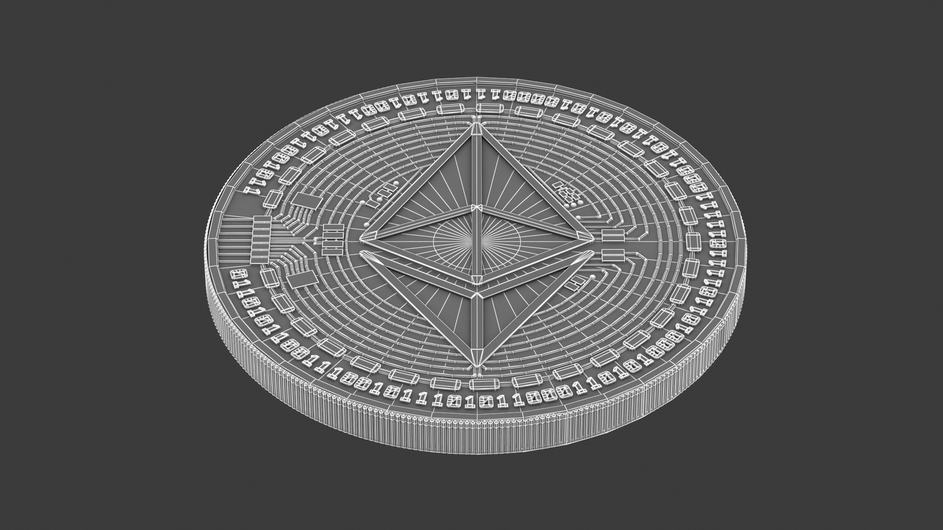 Ethereum Coin New 3D - TurboSquid 1746519