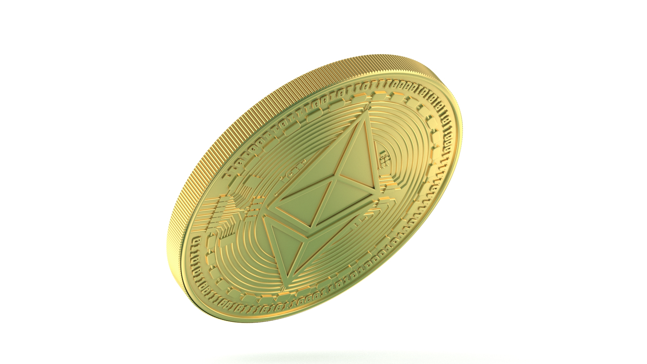 Ethereum Coin New 3D - TurboSquid 1746519