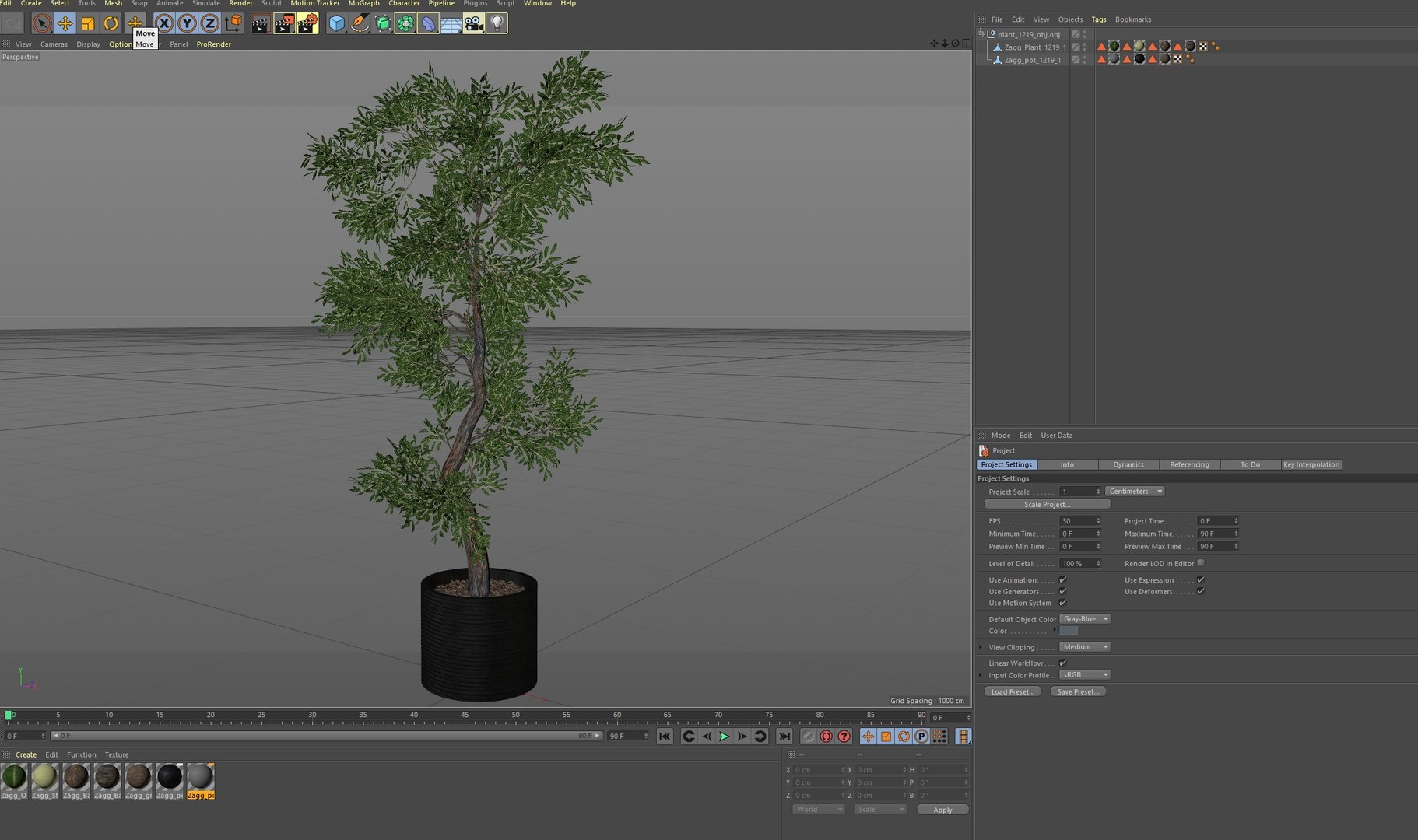 Plant 1219 3D Model - TurboSquid 2396638