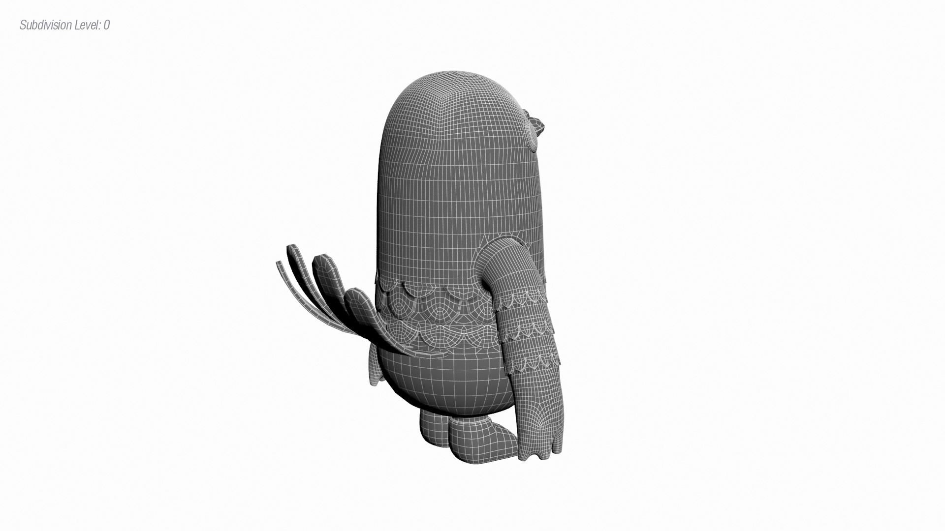 Fall Guys Pigeon Bird 3D Model - TurboSquid 1615024