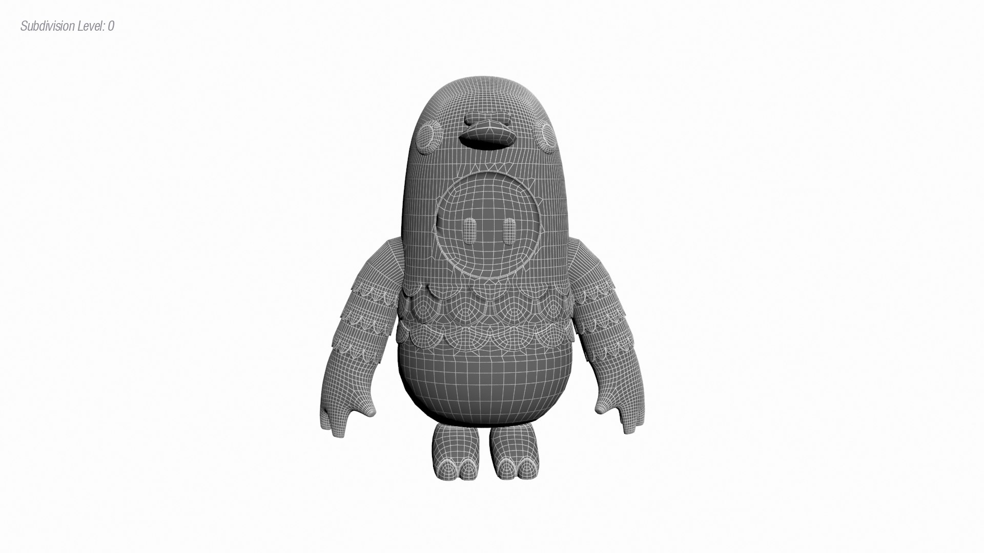 Fall Guys Pigeon Bird 3D Model - TurboSquid 1615024