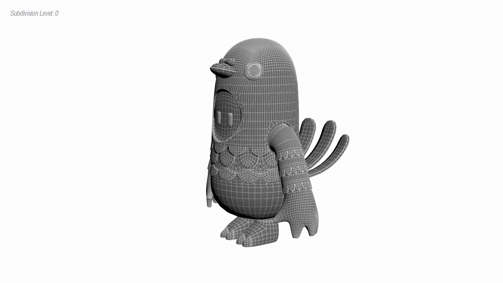 Fall Guys Pigeon Bird 3D Model - TurboSquid 1615024