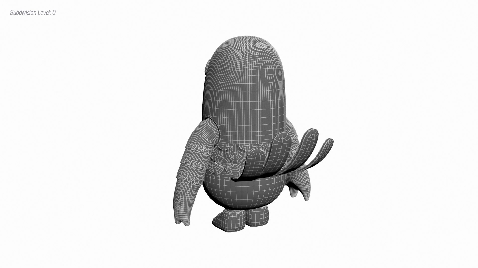 Fall Guys Pigeon Bird 3D Model - TurboSquid 1615024