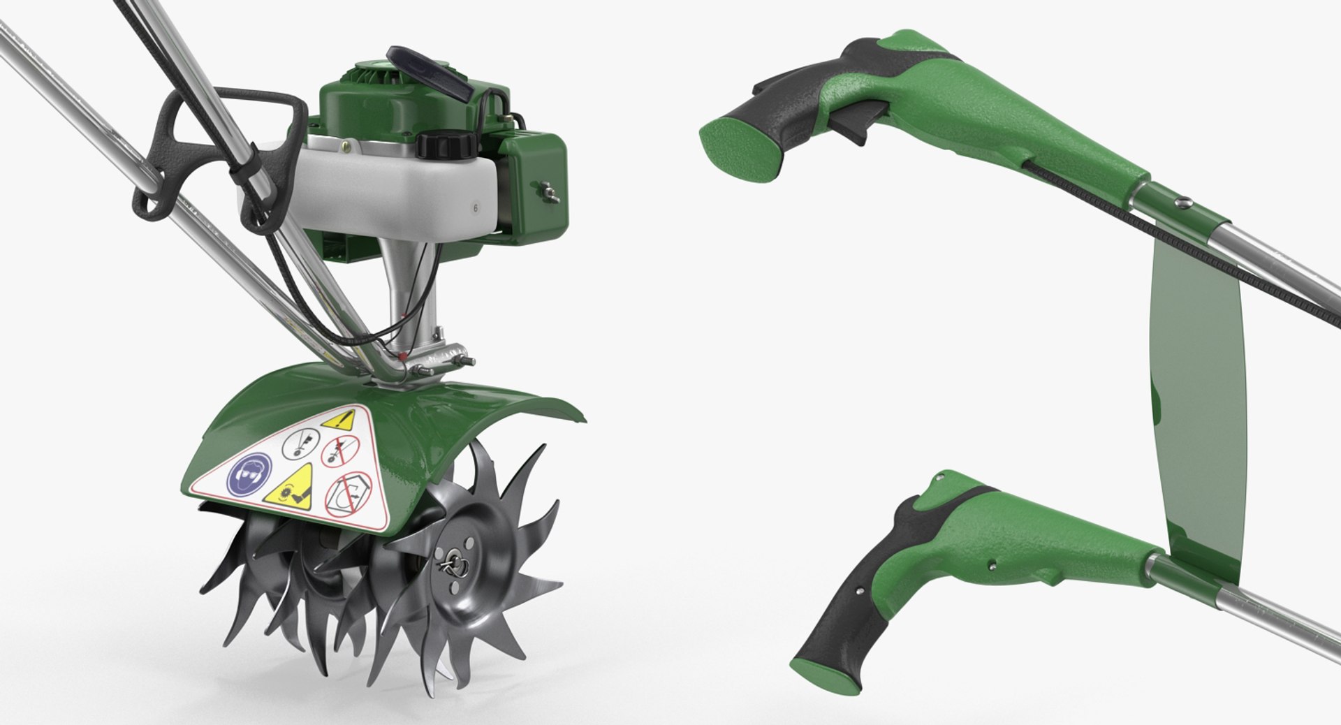 3D Model Garden Mini Petrol Tiller - TurboSquid 1261704