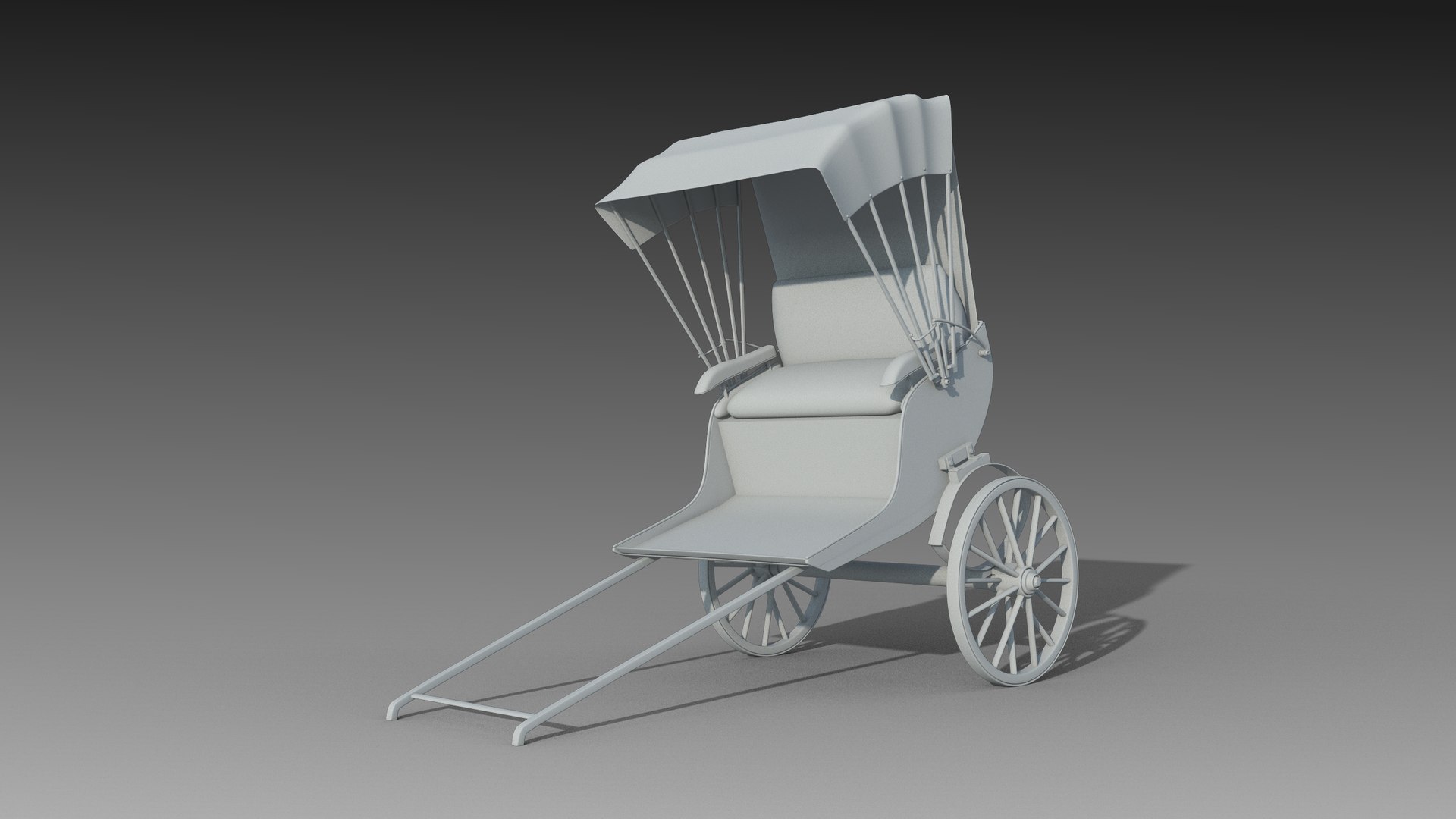 3d Rickshaw Old Model