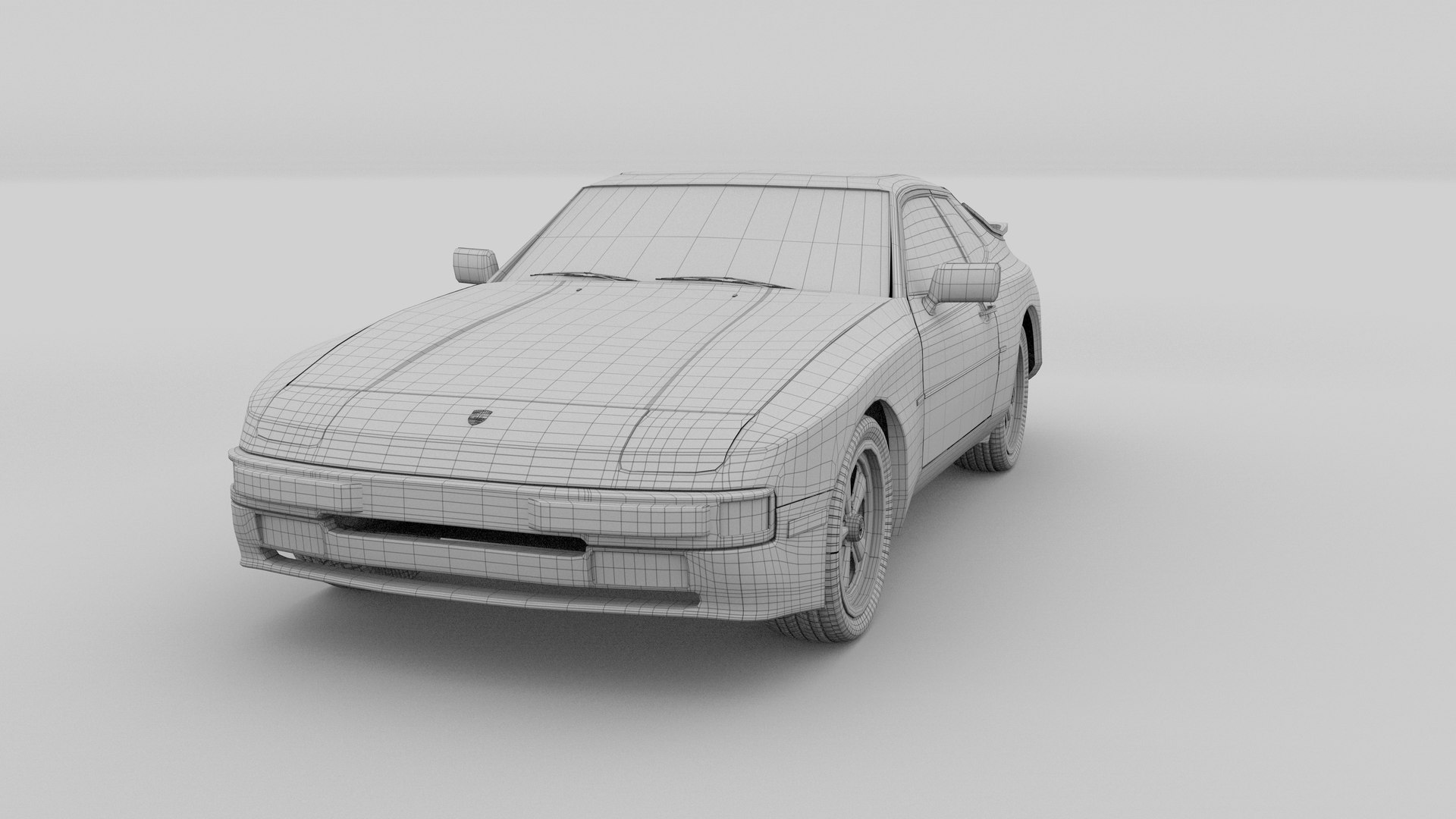 porsche 944 s 3d obj