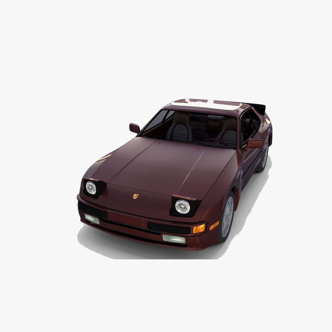 porsche 944 s 3d obj
