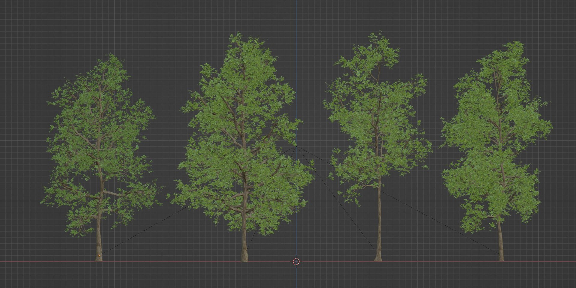 3D Trees Collection Vol 189-Blender-3dmodel Model - TurboSquid 2166477