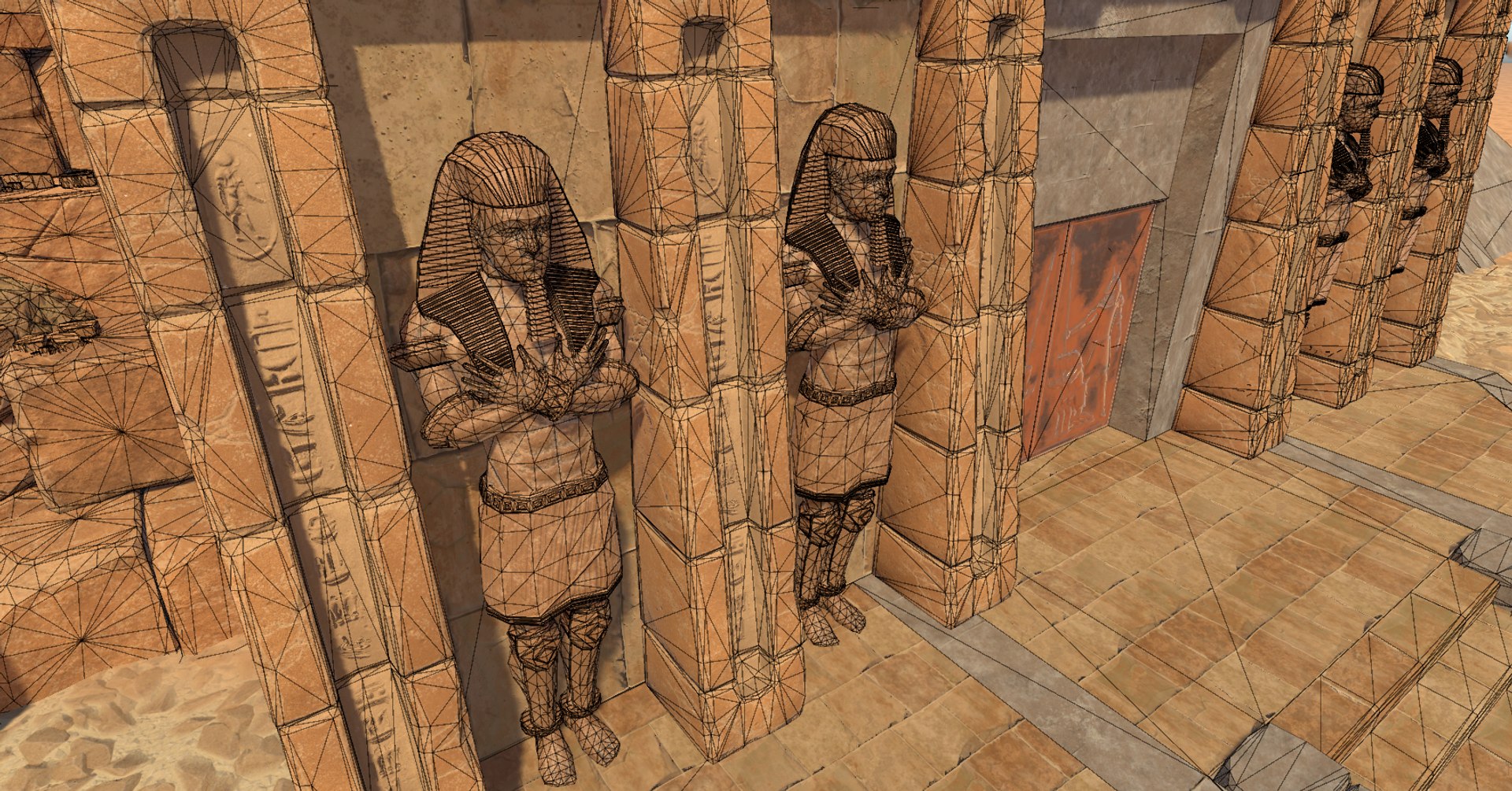 Pyramid Unity Statue 3D Model - TurboSquid 1445811