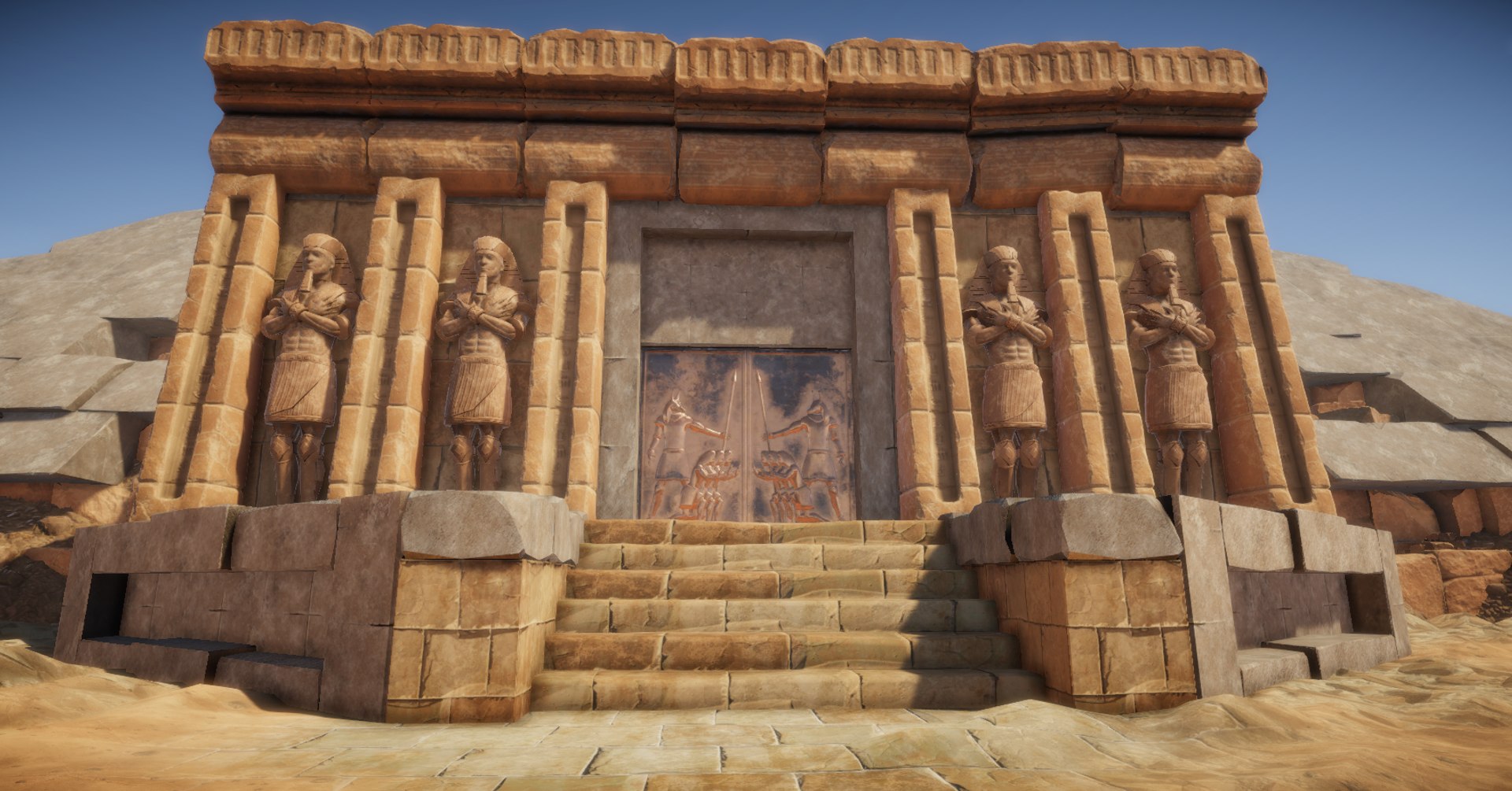 Pyramid Unity Statue 3D Model - TurboSquid 1445811