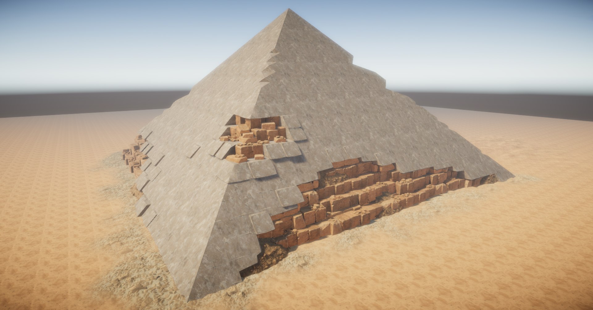 Pyramid Unity Statue 3D Model - TurboSquid 1445811