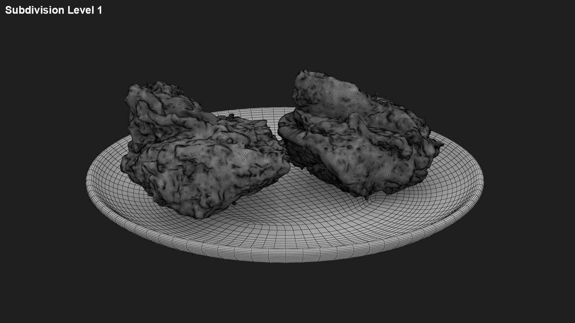 3D KFC Fried Chicken Breast Plate - TurboSquid 2324191