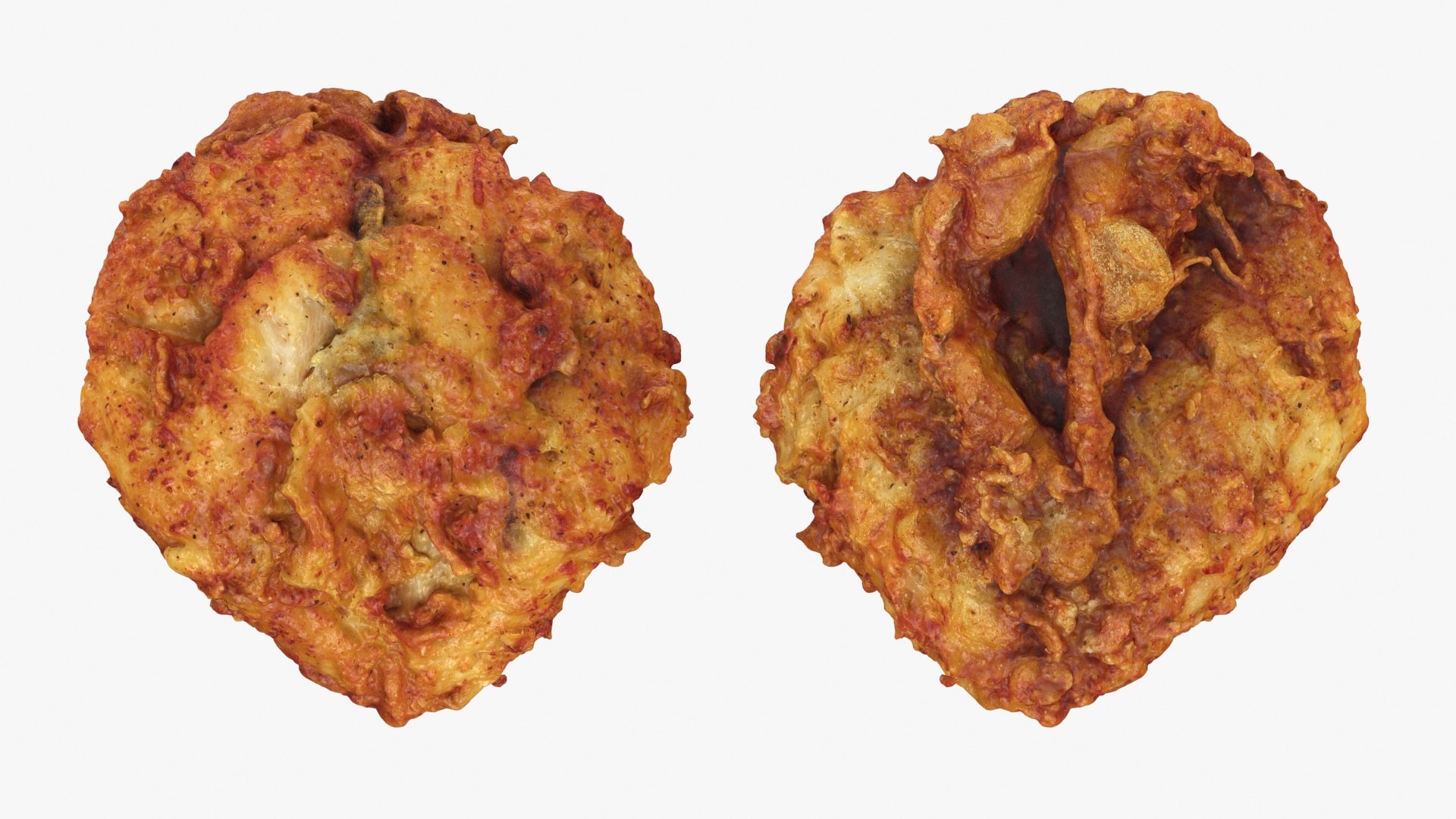 3D KFC Fried Chicken Breast Plate - TurboSquid 2324191