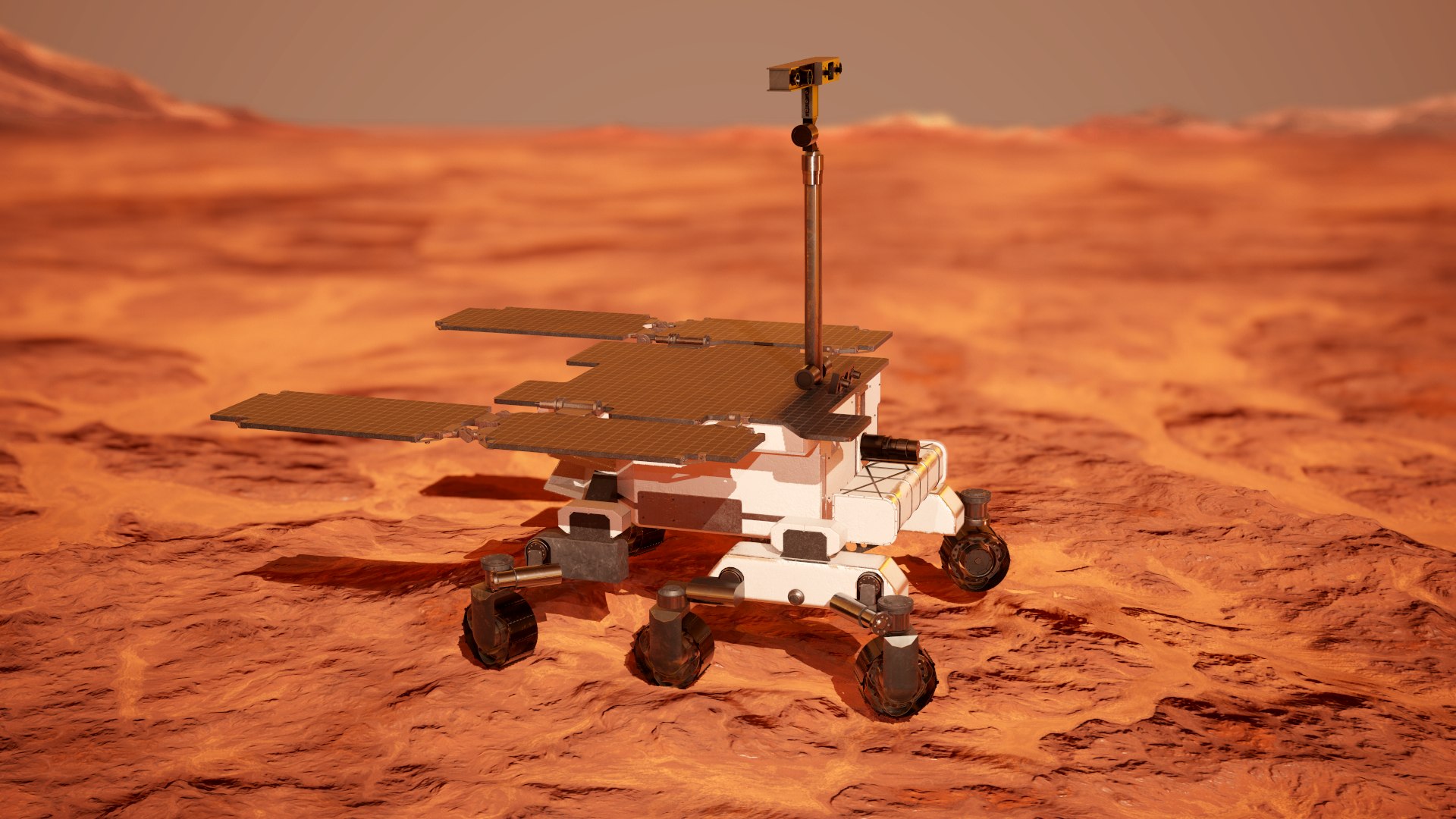 3D Rosalind Exomars Mars Rover Model - TurboSquid 1619264