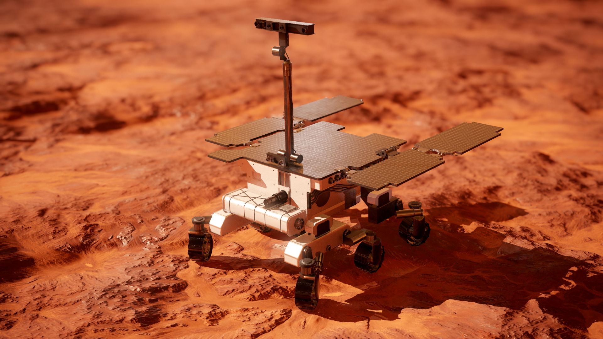 3D Rosalind Exomars Mars Rover Model - TurboSquid 1619264