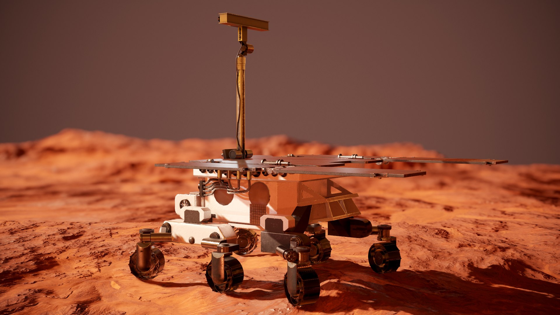 3D Rosalind Exomars Mars Rover Model - TurboSquid 1619264