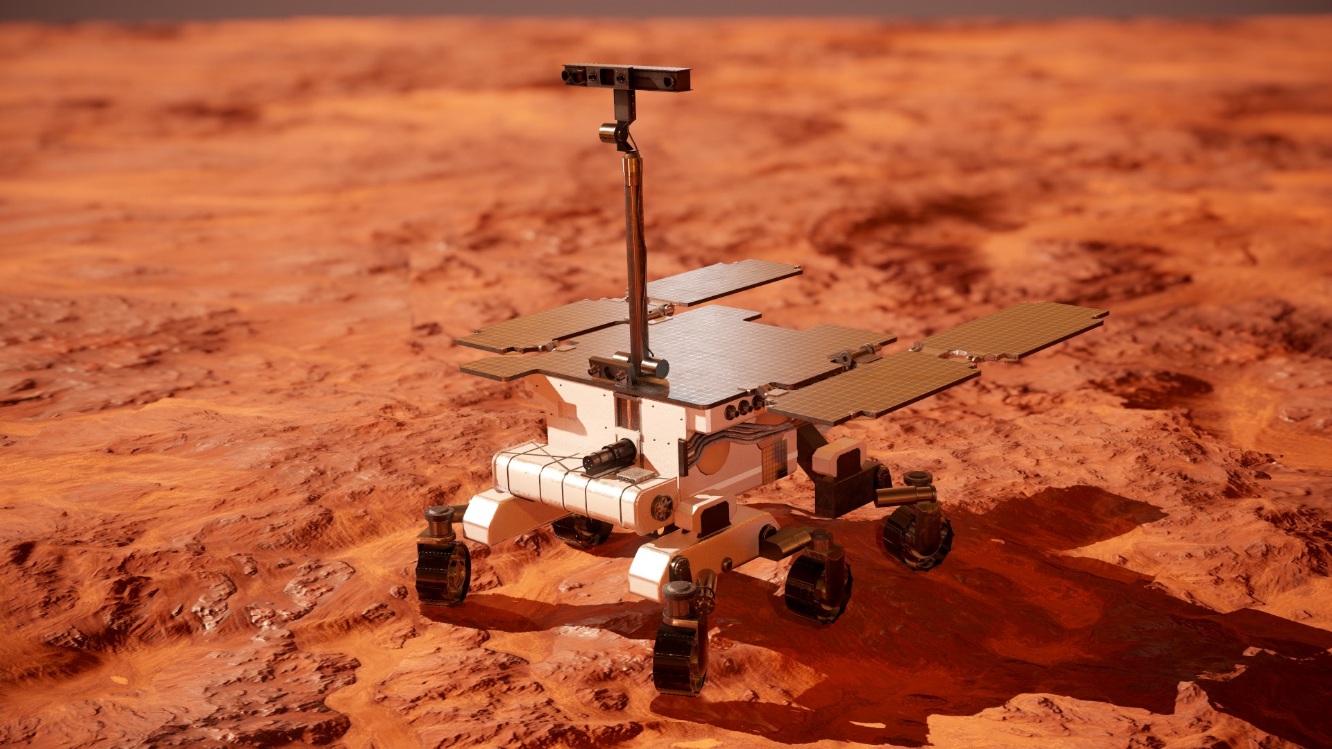 3D Rosalind Exomars Mars Rover Model - TurboSquid 1619264