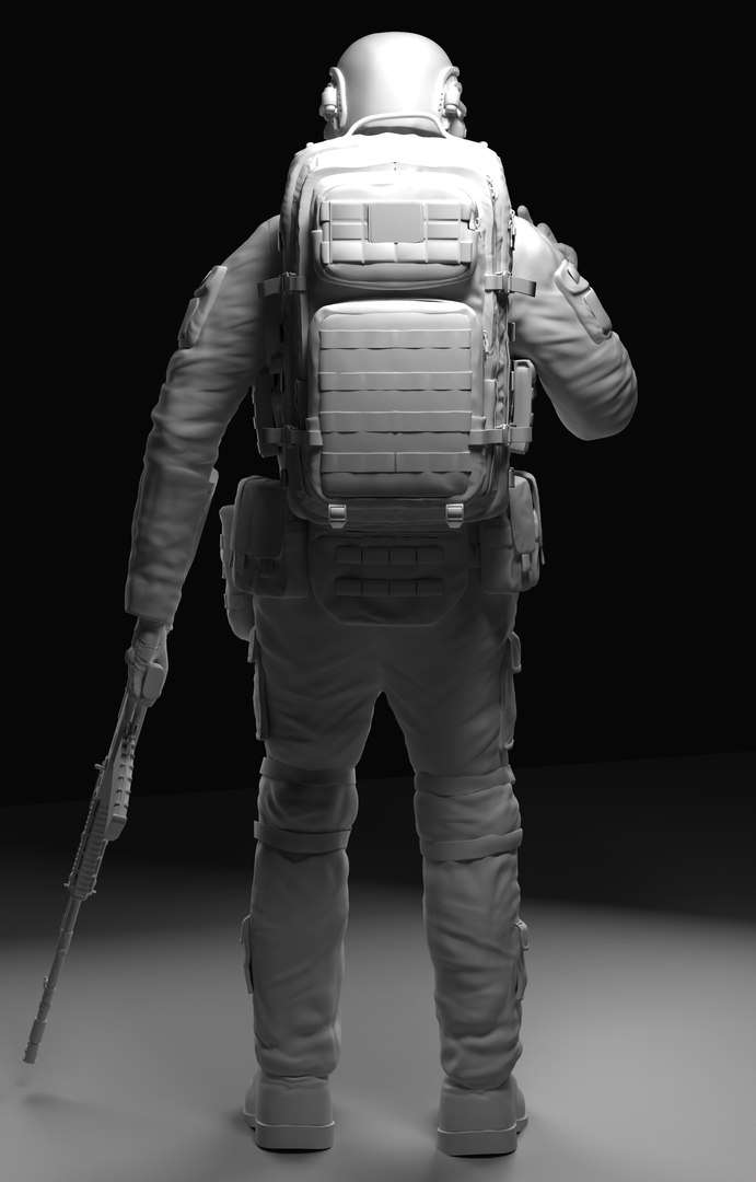 3D Ukrainian Soldier - TurboSquid 2018723