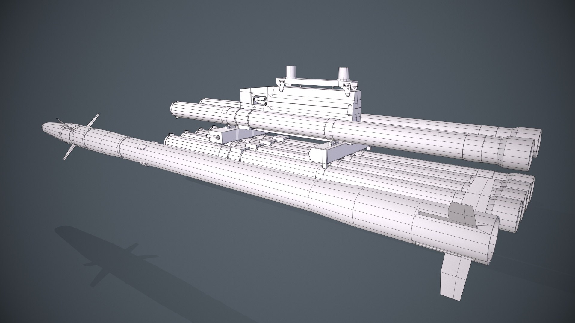 9K121 Scallion Rocket Launcher Model - TurboSquid 1943570