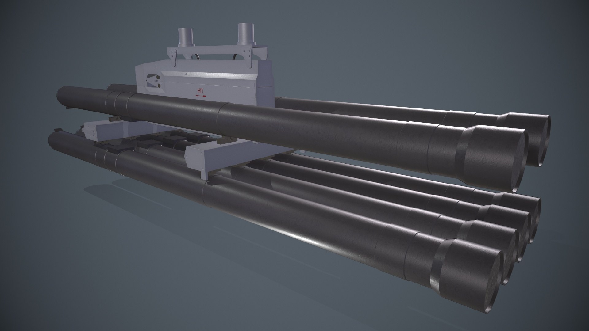 9K121 Scallion Rocket Launcher model - TurboSquid 1943570