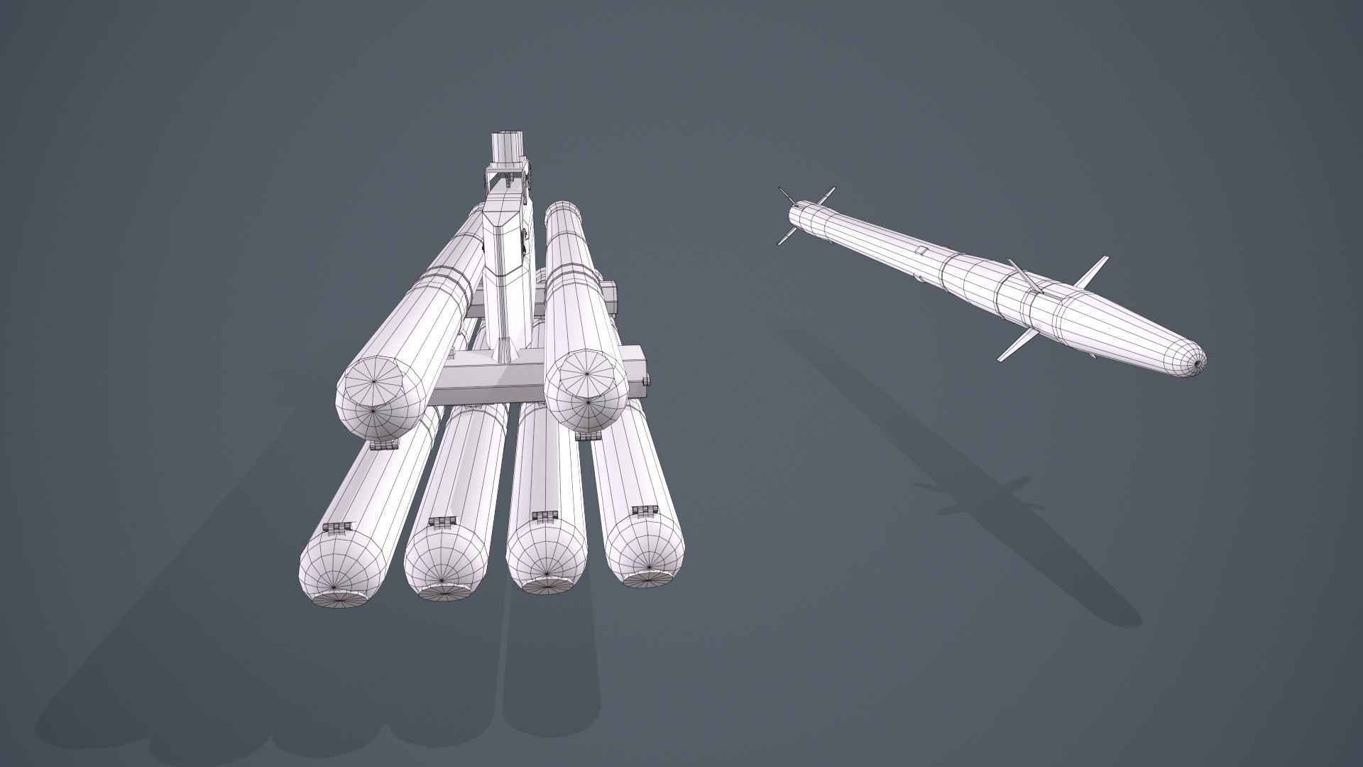 9K121 Scallion Rocket Launcher model - TurboSquid 1943570