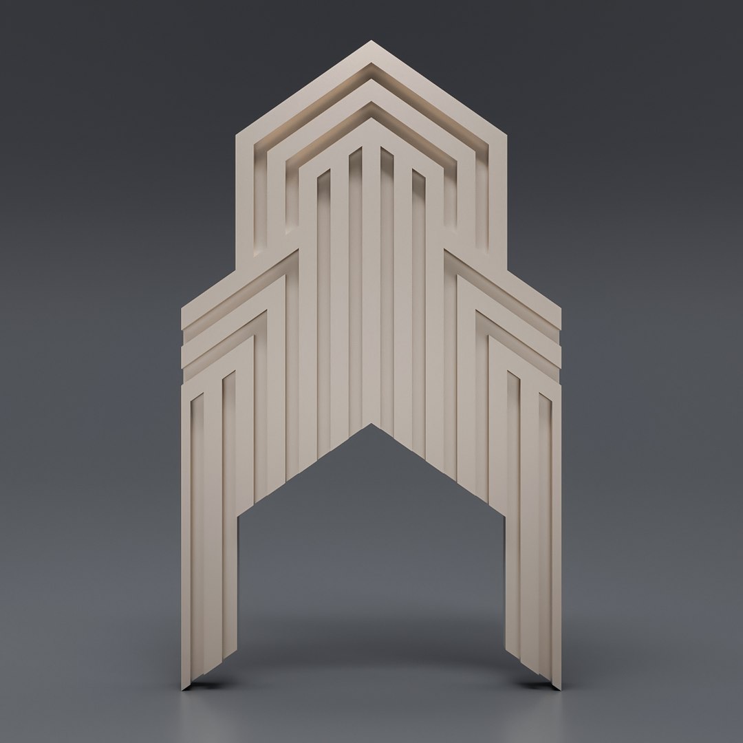 Decorative gypsum panel 3D - TurboSquid 1534510