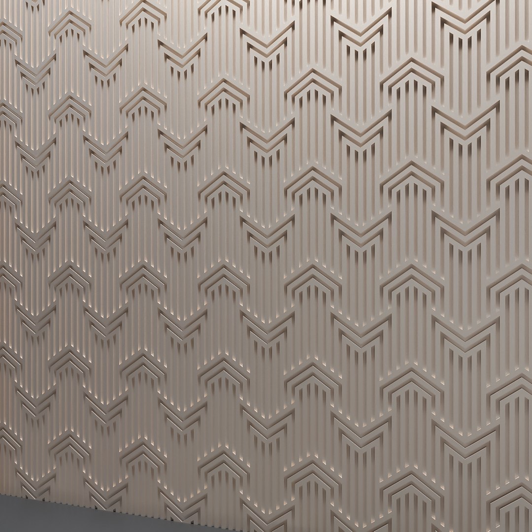 Decorative gypsum panel 3D - TurboSquid 1534510