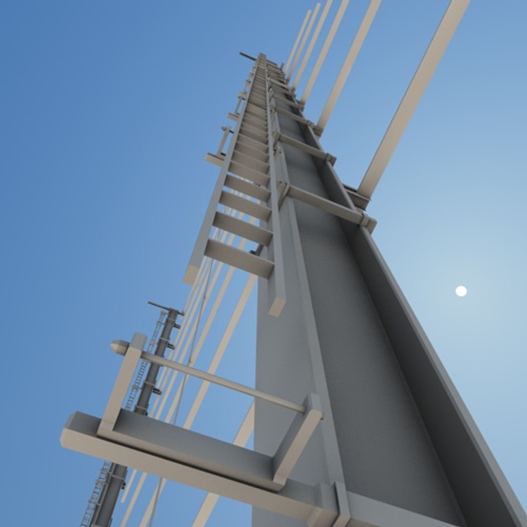 3d Model Industrial Framework