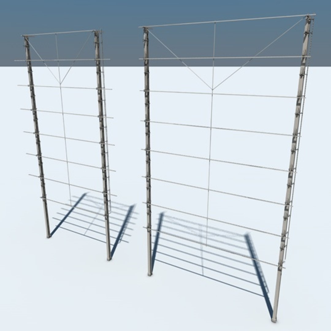 3d Model Industrial Framework