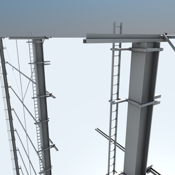 3d model industrial framework