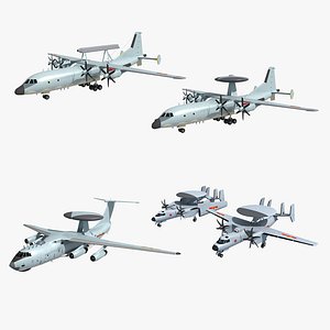 3D Chinese Awacs Kj-2000 Model - TurboSquid 1154284