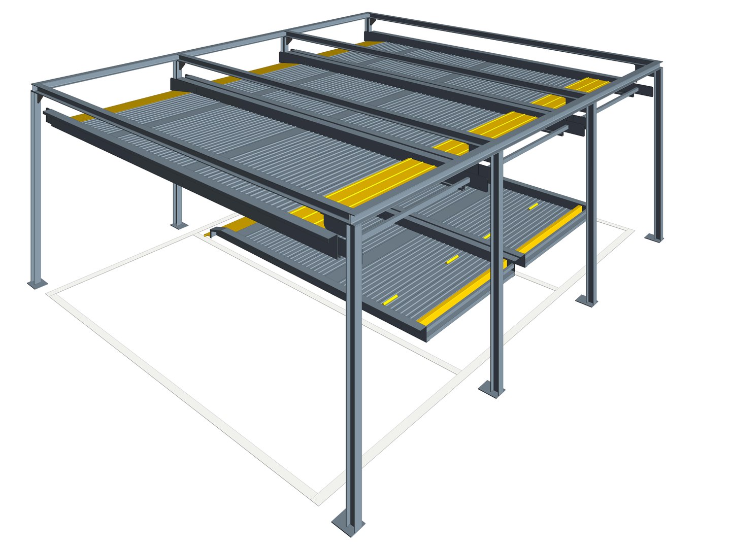 3D Double Parking System - TurboSquid 1892220