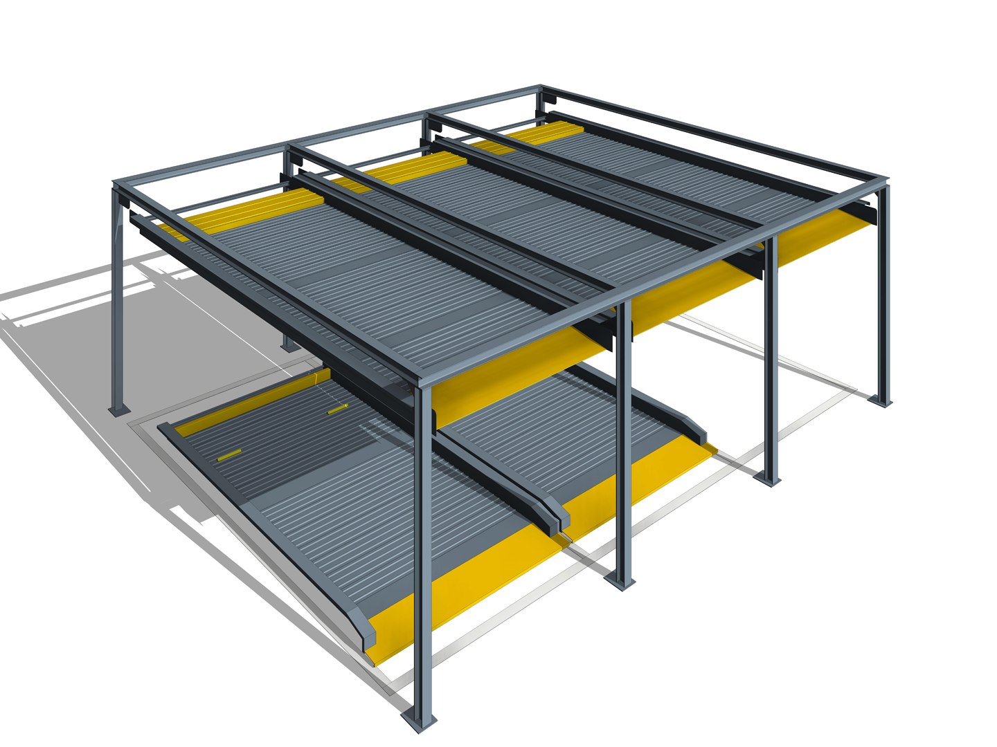 3D Double Parking System - TurboSquid 1892220