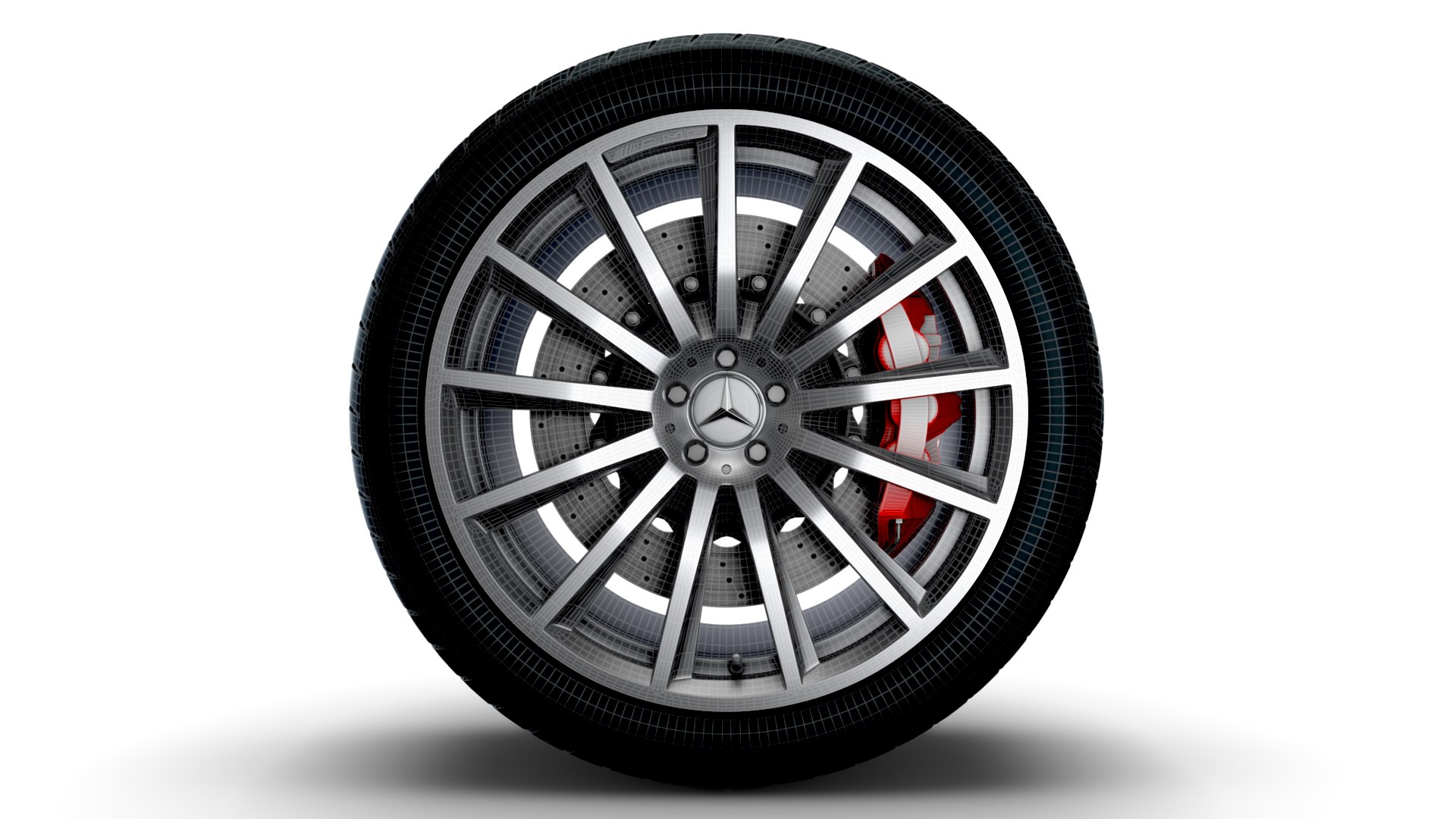 3D Model MercedesGLE130wheel - TurboSquid 2022172