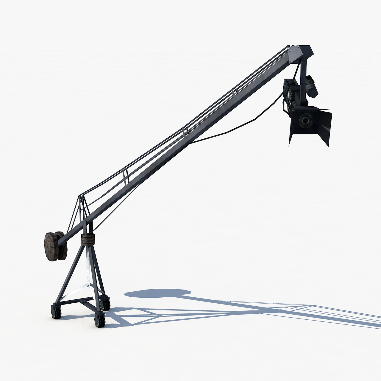 3D 2 camera cranes model - TurboSquid 1574441