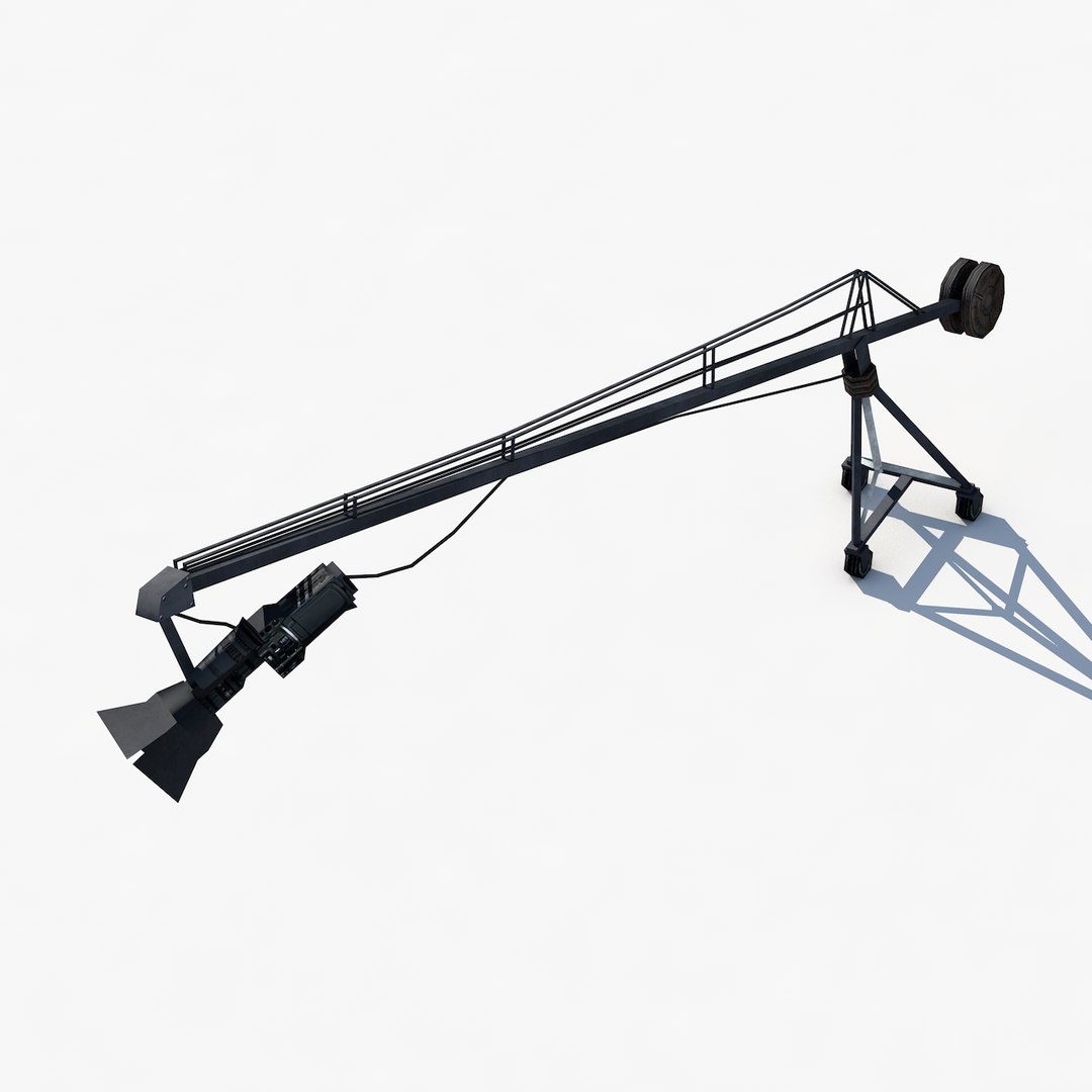 3D 2 Camera Cranes Model - TurboSquid 1574441