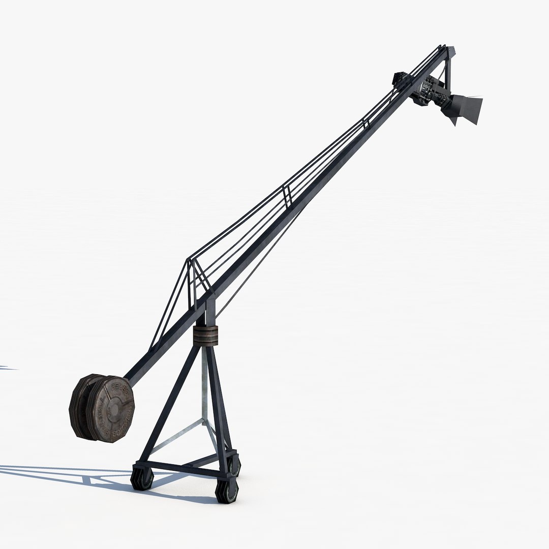 3D 2 Camera Cranes Model - TurboSquid 1574441
