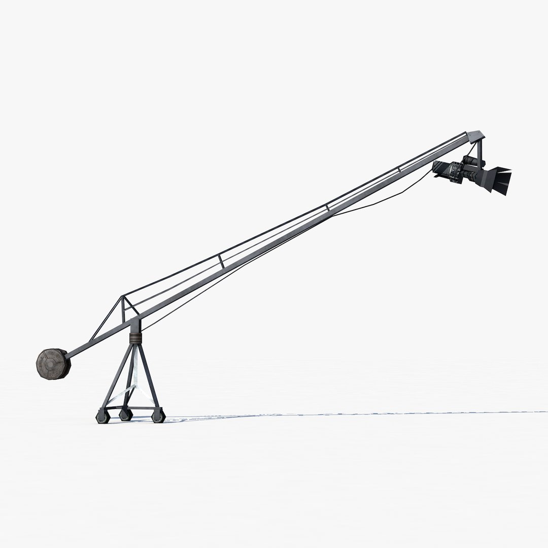 3D 2 Camera Cranes Model - TurboSquid 1574441
