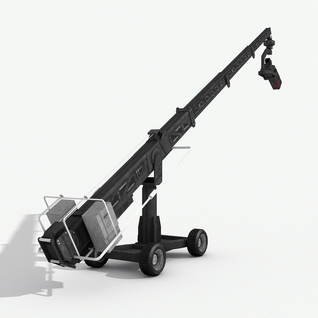 3D 2 Camera Cranes Model - TurboSquid 1574441