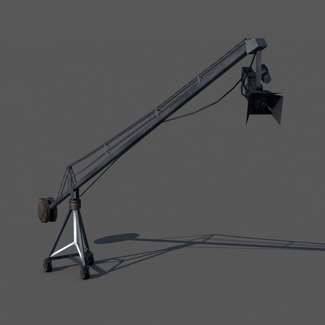 3D 2 Camera Cranes Model - TurboSquid 1574441