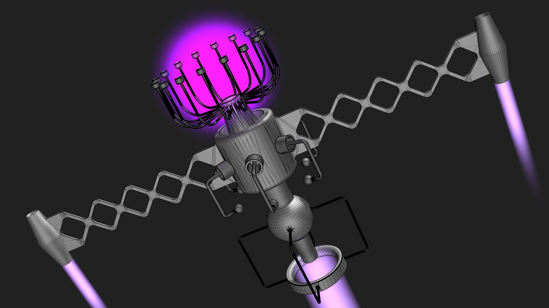 3D Alien Satellite Sci Fi Concept - TurboSquid 2241896