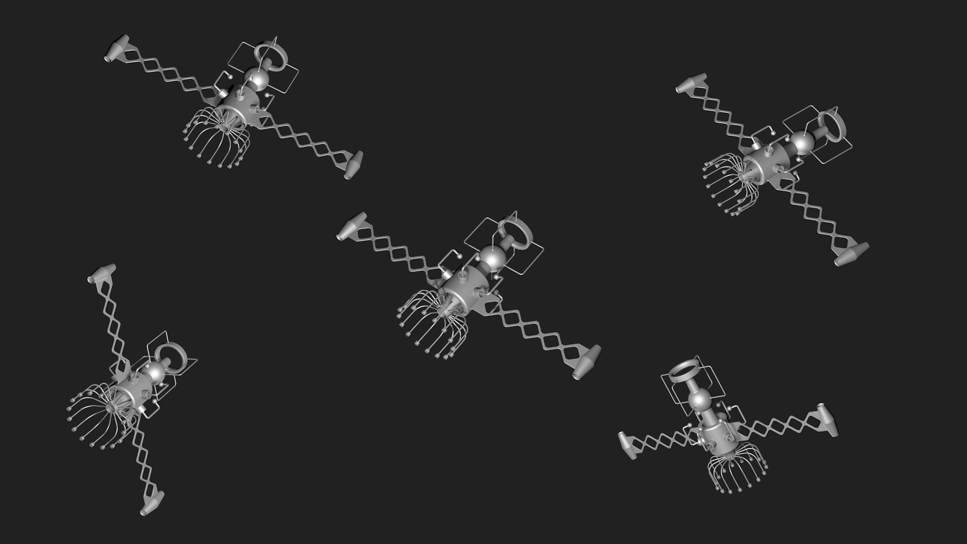 3D Alien Satellite Sci Fi Concept - TurboSquid 2241896