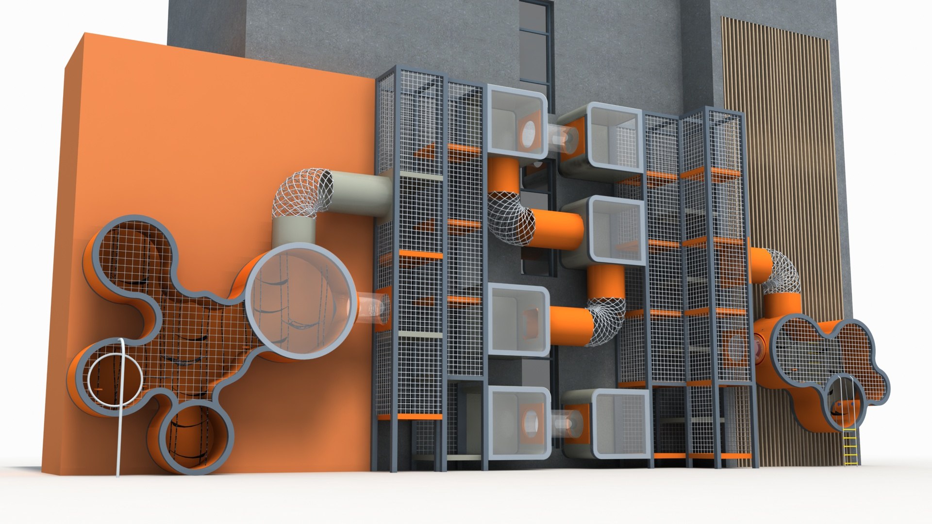 Three-dimensional maze playground 3D model - TurboSquid 2165079
