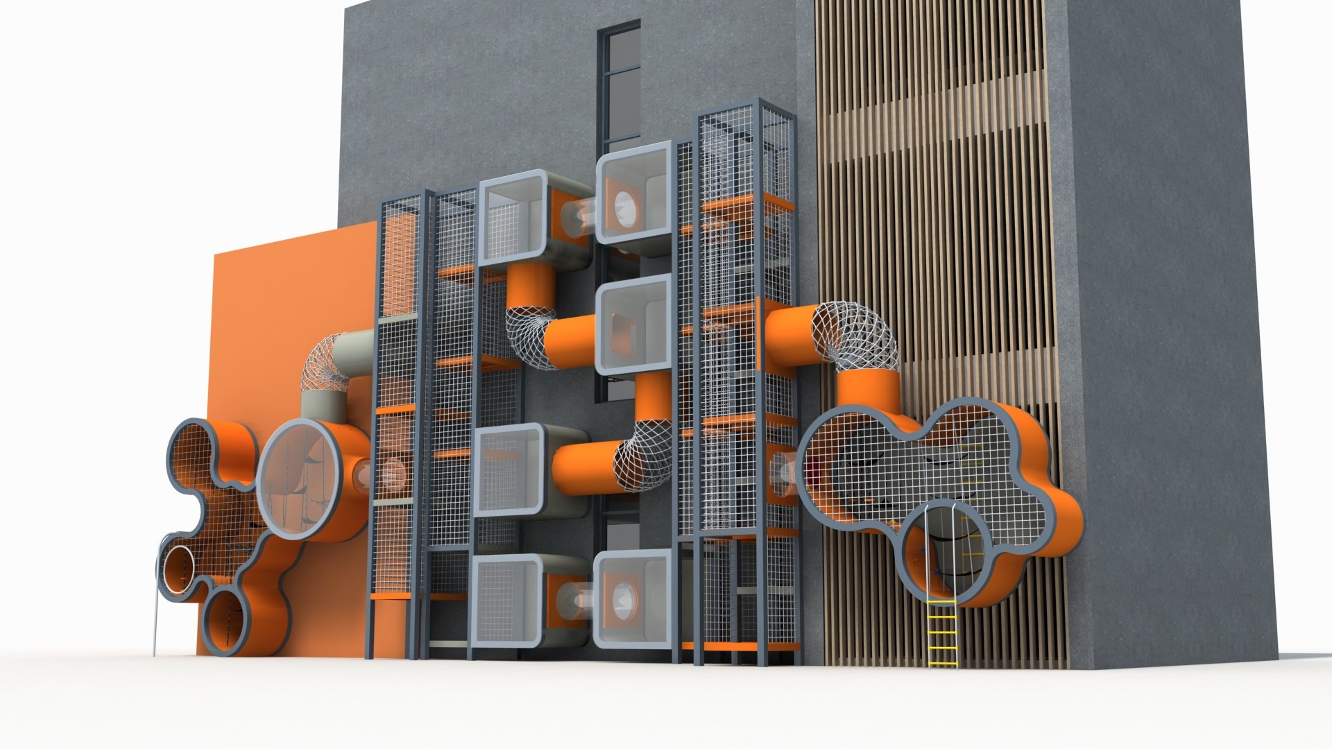 Three-dimensional maze playground 3D model - TurboSquid 2165079