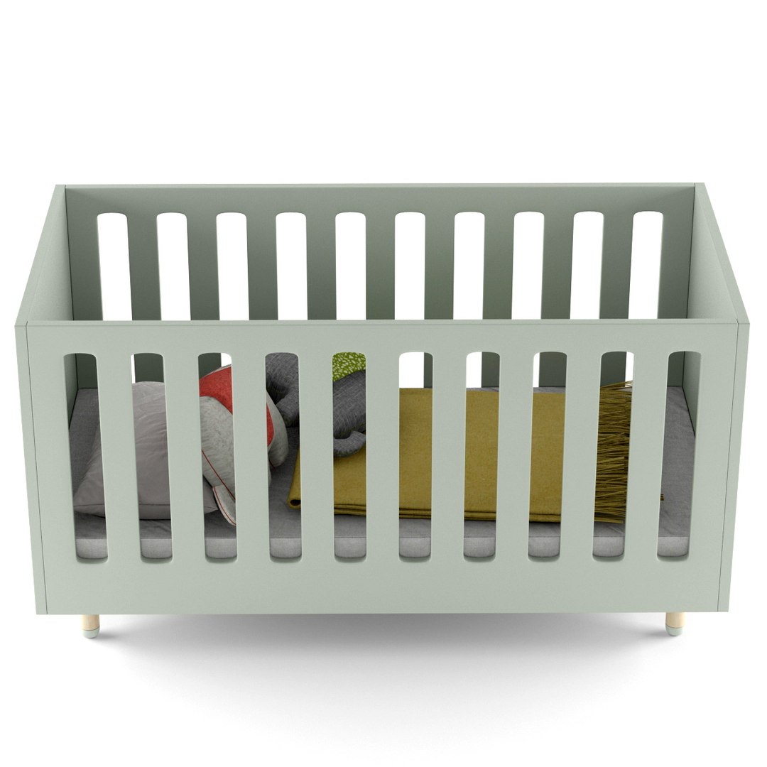 3d Model Flexa Bed Baby