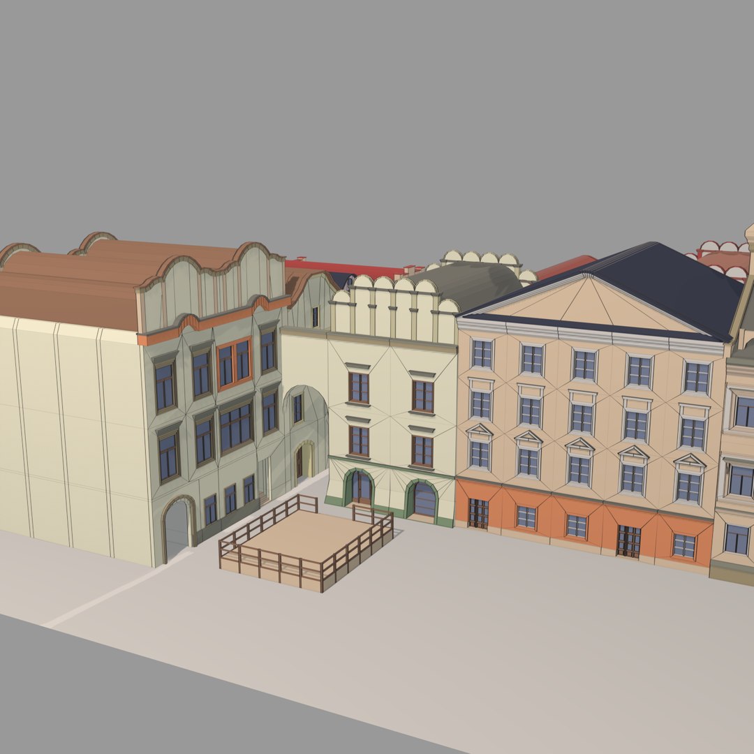 City Center 3D Model - TurboSquid 1419368